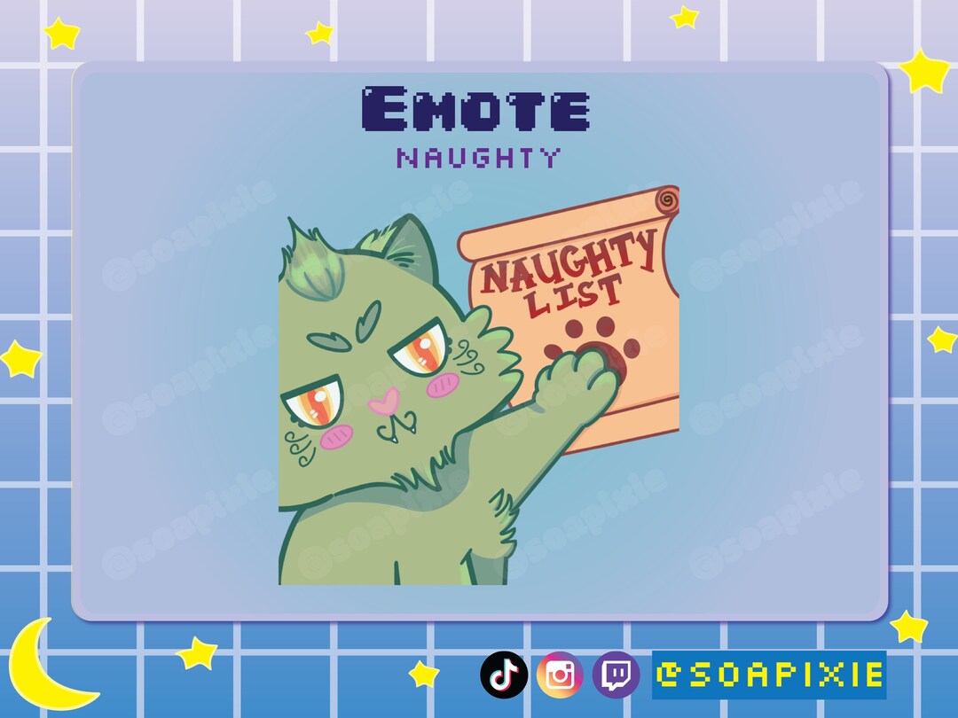 Grumpy Grench Baby Cat Naughty Emote | Twitch, Discord, Youtube ...