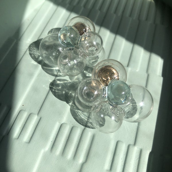 Bubble Glass Earrings - Etsy