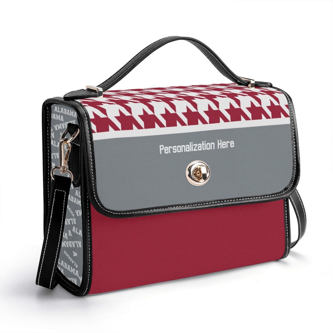 Alabama College Faux Leather Satchel Bag, UA Alumni Christmas Gift ...