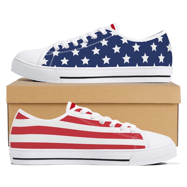 Patriotic Shoes - Etsy
