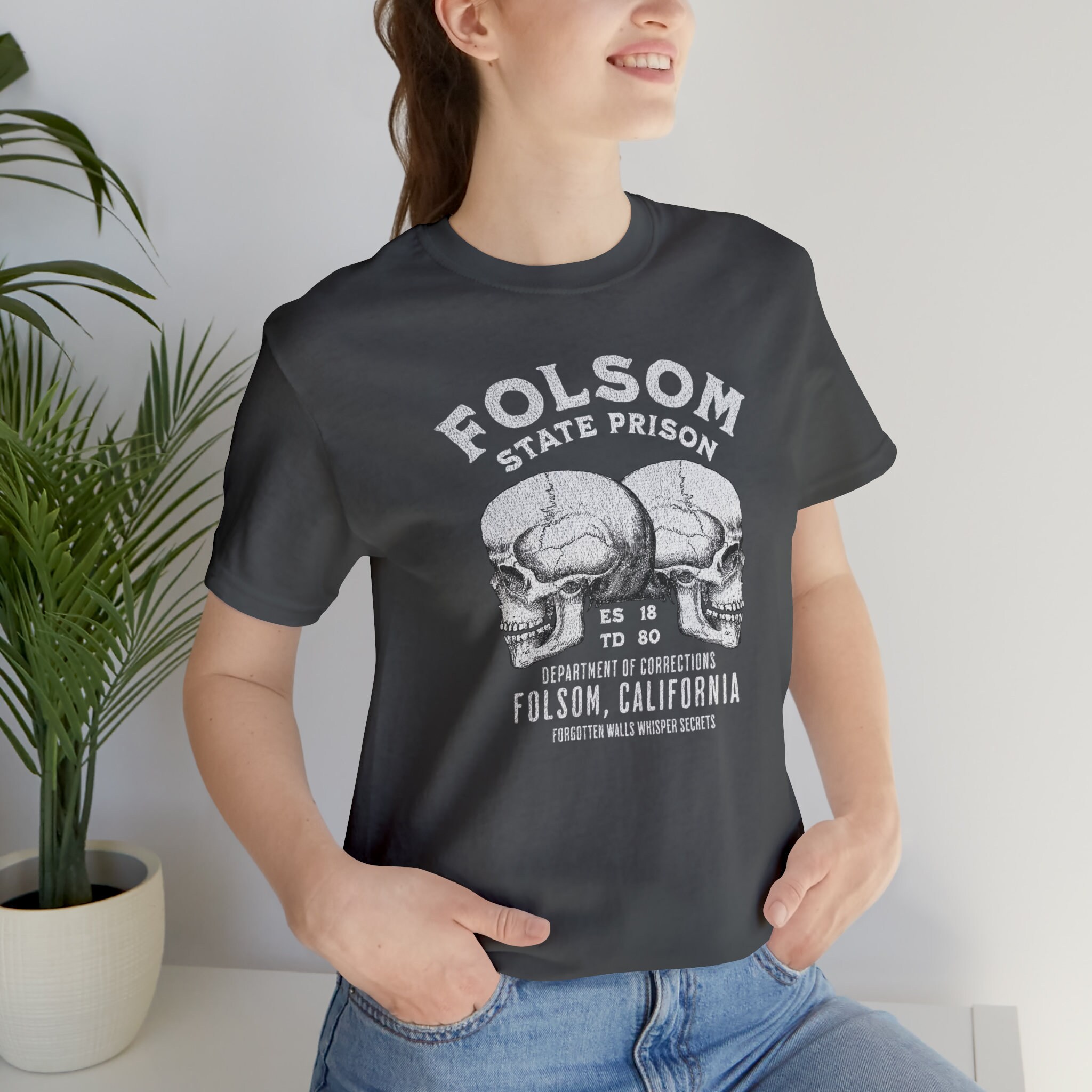Folsom State Prison Tshirt, Cash Country Music Tshirt, Folsom Prison T ...
