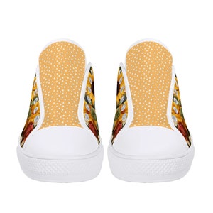 Sunflower and Roses All Over Print Sneakers, Custom Country Girl Gift ...