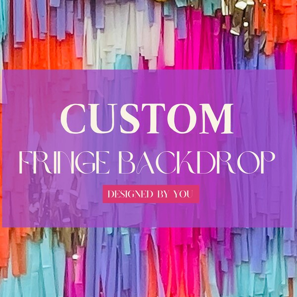 Fringe Backdrop - Etsy