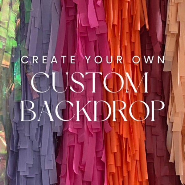 Fringe Backdrop Wall - Etsy