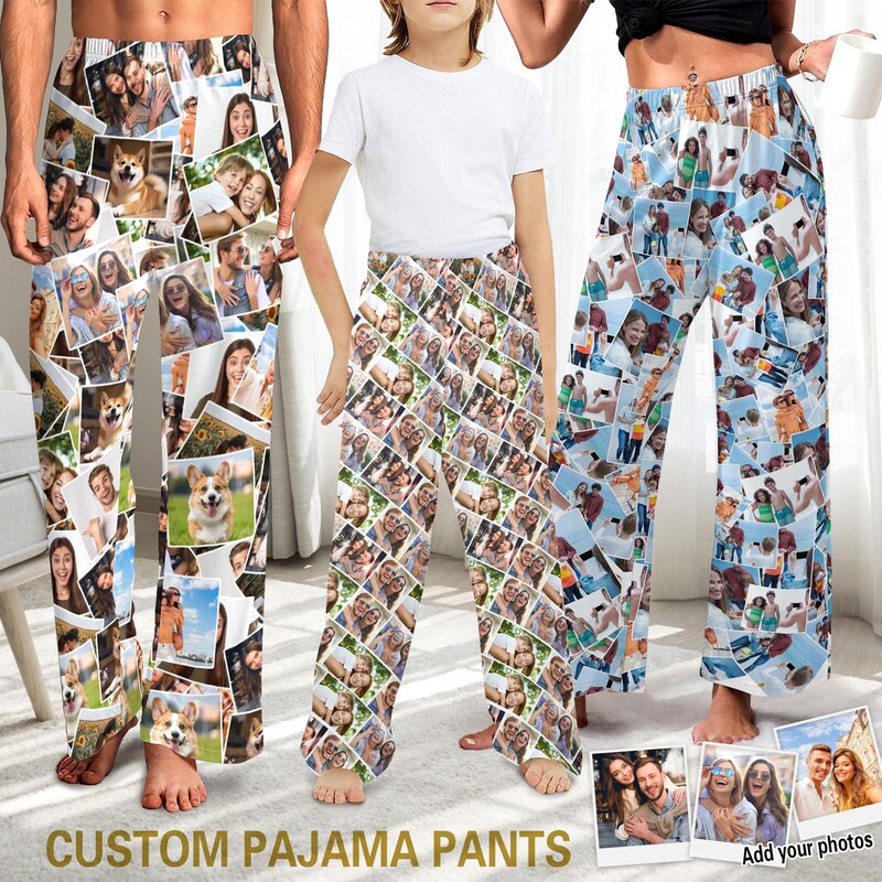 Face Collage Pajamas - Etsy