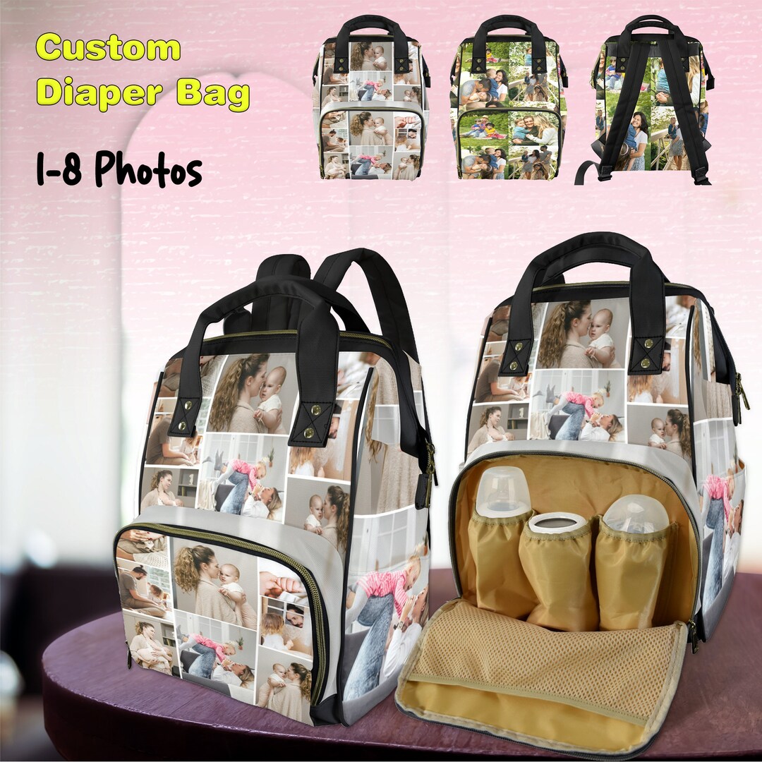 Personalized Photo Diaper Bag, Baby Bag, Personalized Backpack ...