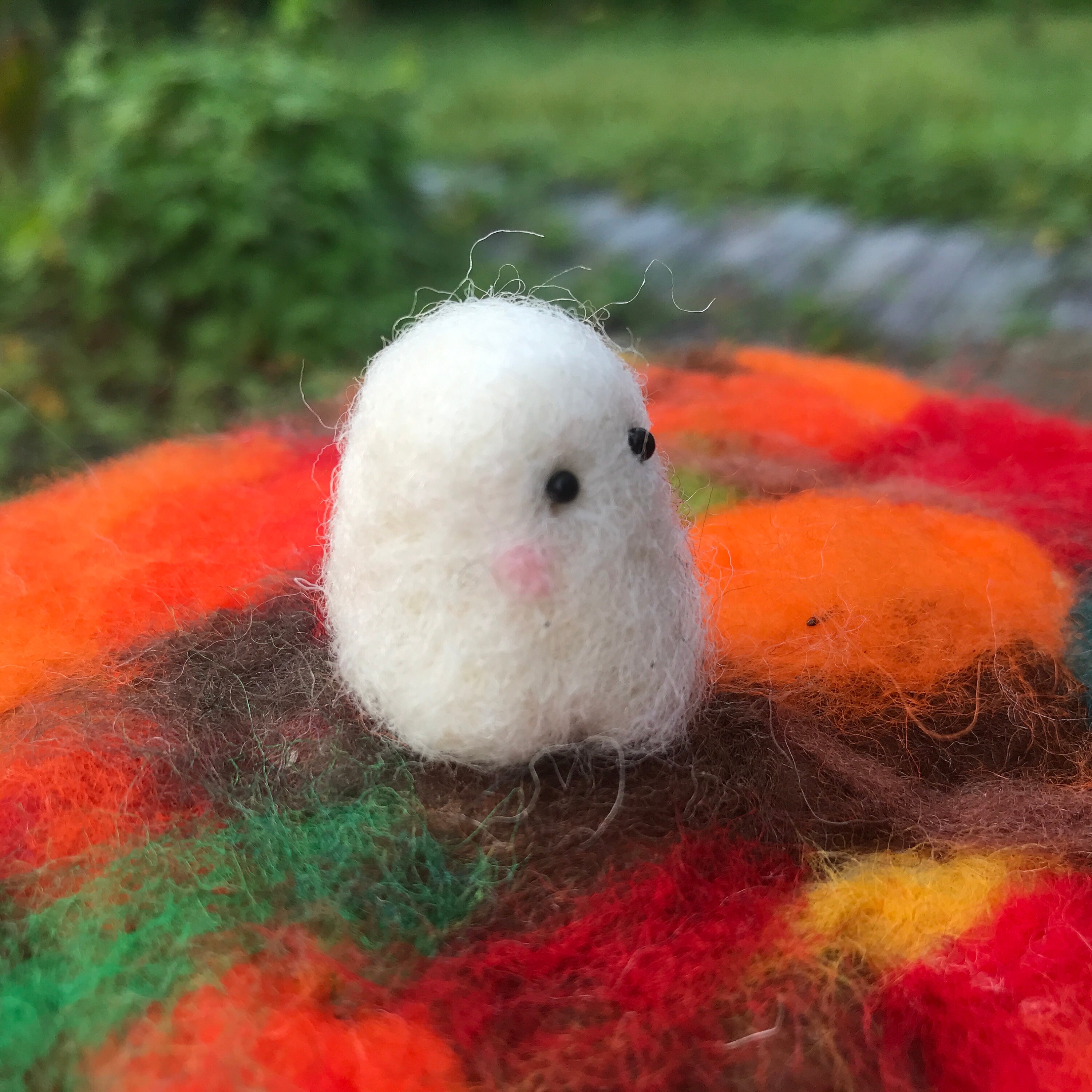 Small Ghost, Needle Felted Ghost. Small Ghost Ornament. - Etsy