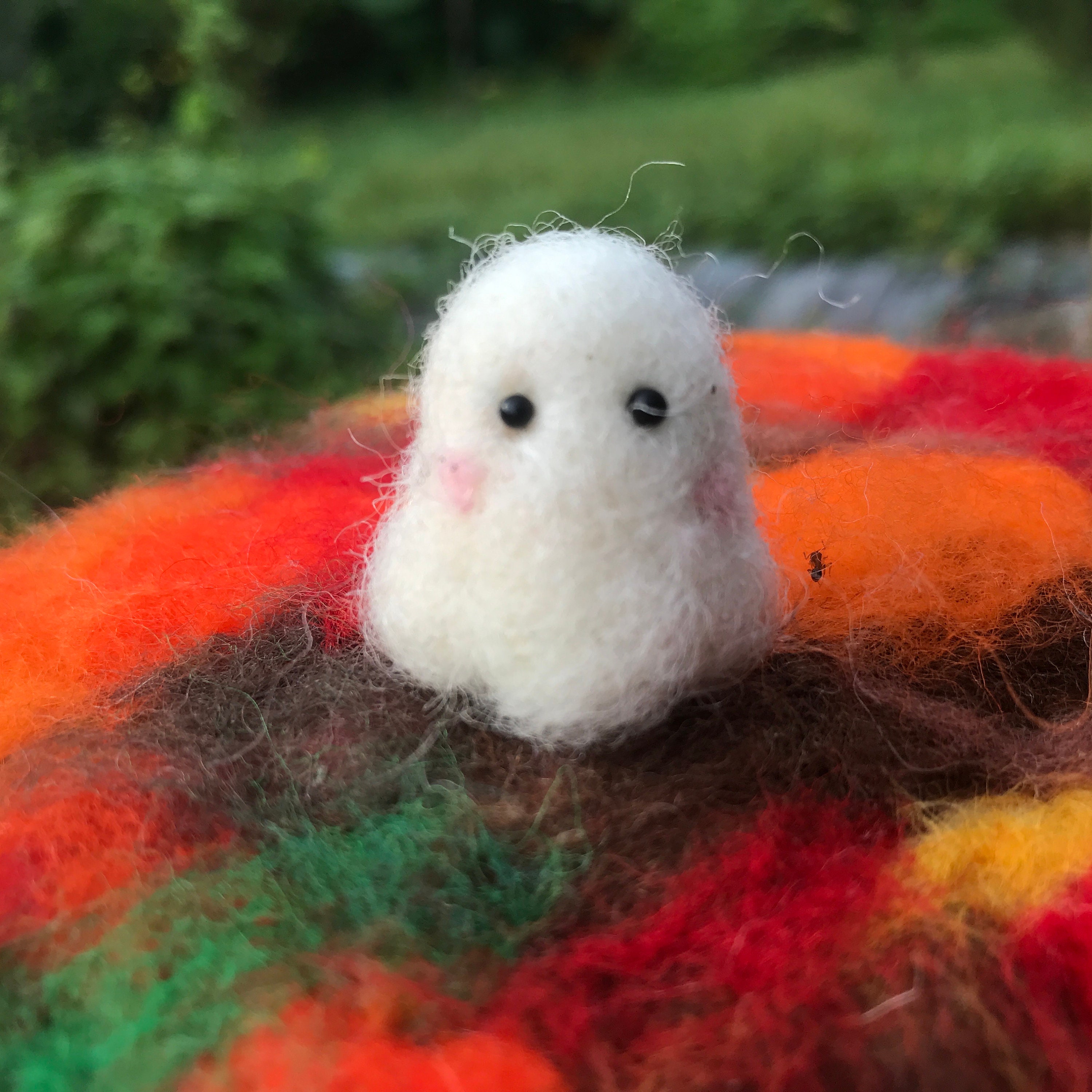 Small Ghost, Needle Felted Ghost. Small Ghost Ornament. - Etsy