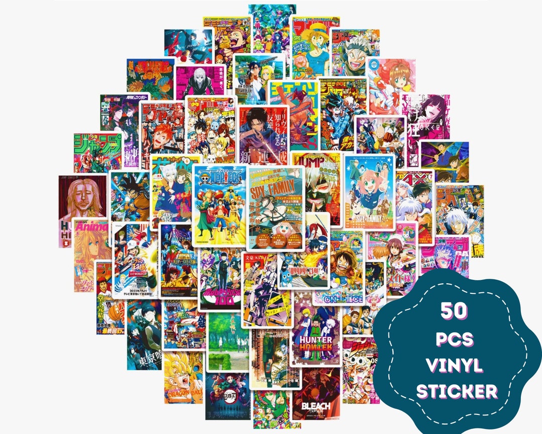 Kraftbunnies Anime Shonen Manga Poster Vinyl Decal Sticker Bundle Pack ...