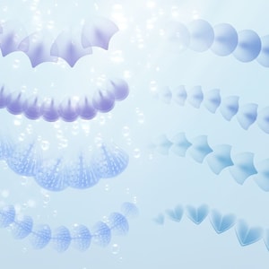 Procreate Photoshop Dynamic Fish Scale Brush Stamp Bundle Pack ...