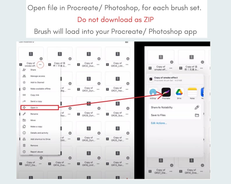 Digital Blood Splatter Stamp Brushes Procreate & Photoshop Presets for ...
