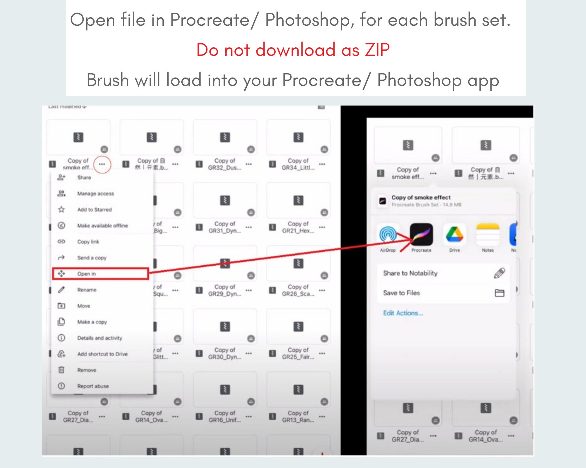 Procreate Photoshop Botanical , Foliage & Landscape Stamp Drawing Brush ...