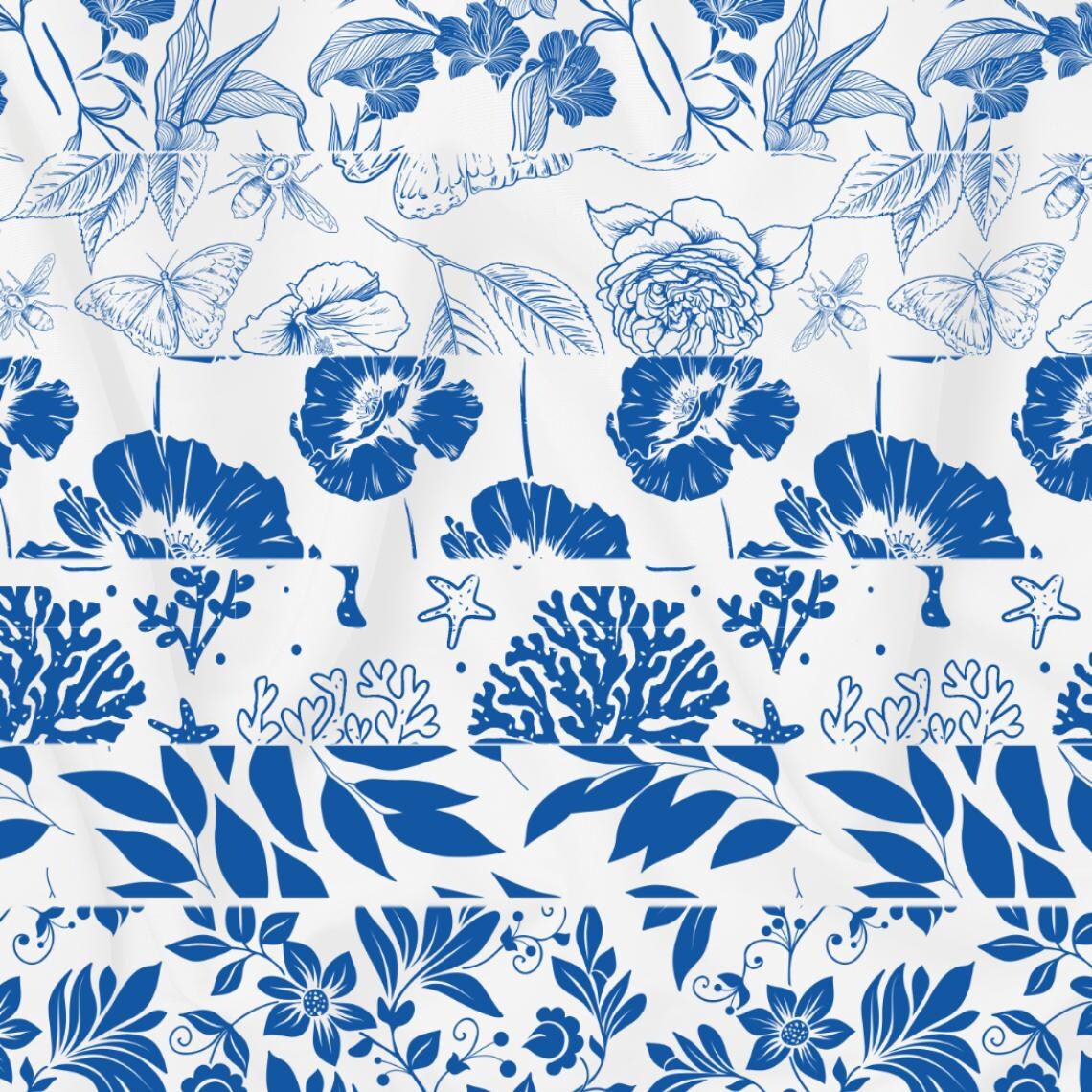 Procreate Photoshop Traditional Nature Seamless Pattern Stamp Brush for ...