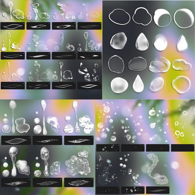 Procreate Dynamic Water Brush Set, Instant Download - Etsy