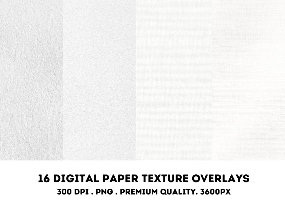 Procreate & Photoshop Paper Canvas Textures 16 High Res Digital ...