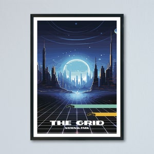 The Grid Minimalist National Park Poster Digital Download Home Decor ...