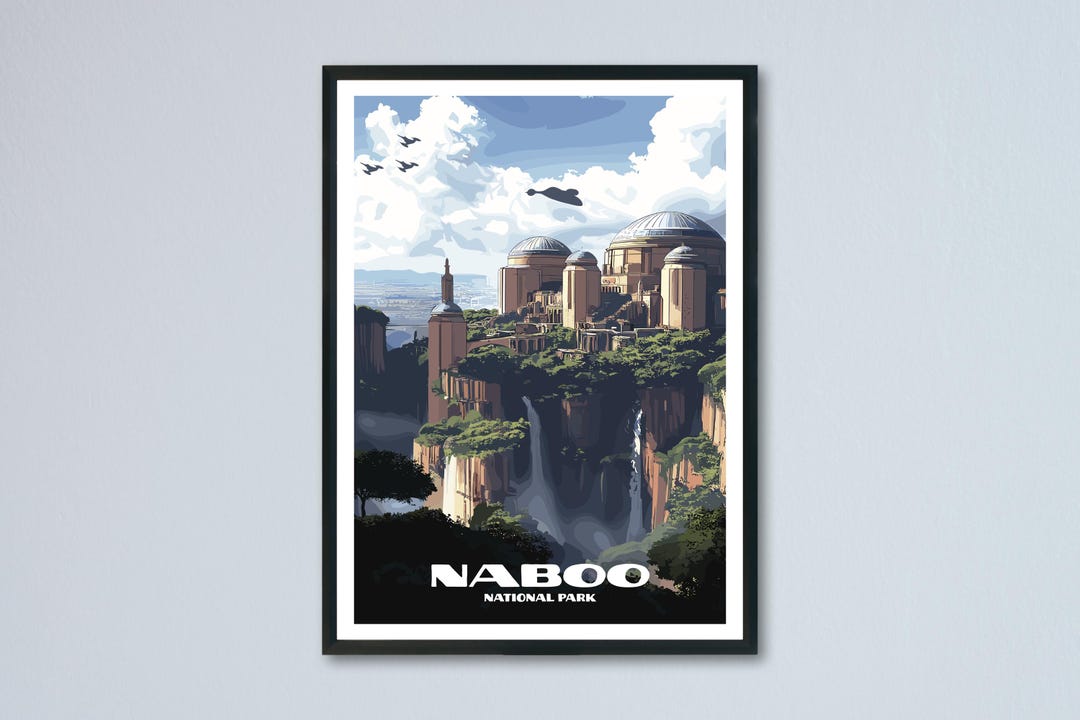 Naboo Minimalist National Park Poster Digital Download Home Decor Star ...