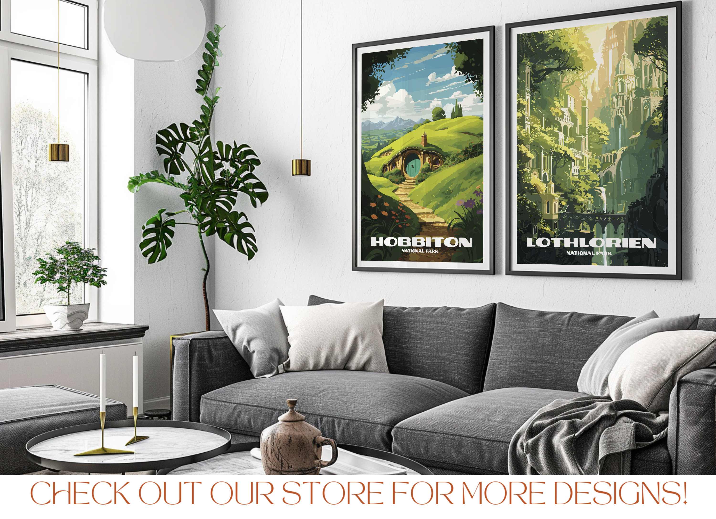 Lothlorien Minimalist National Park Poster Digital Download Home Decor ...