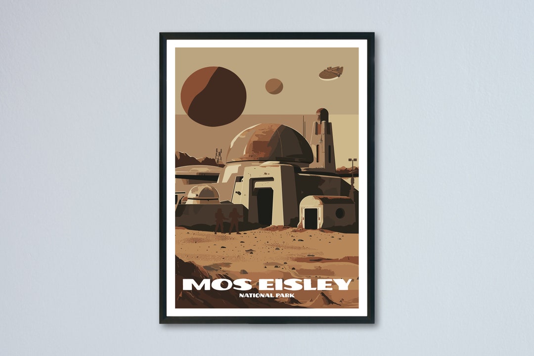 Mos Eisley Minimalist National Park Poster Digital Download Home Decor ...