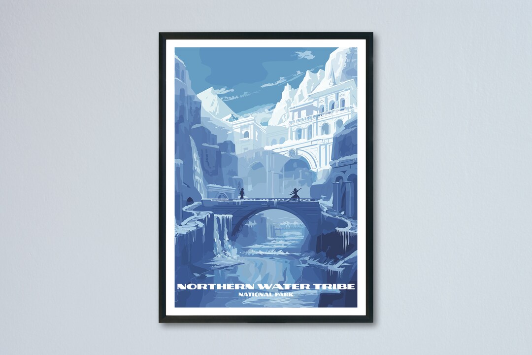 Northern Water Tribe Minimalist National Park Poster Digital Download ...