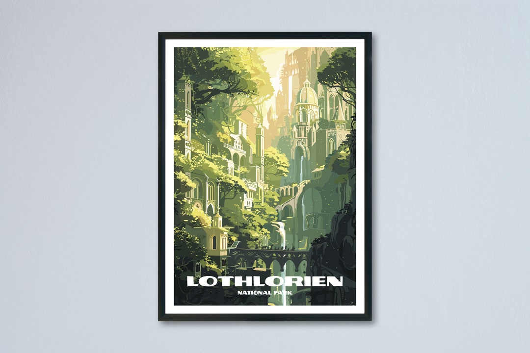 Lothlorien Minimalist National Park Poster Digital Download Home Decor ...
