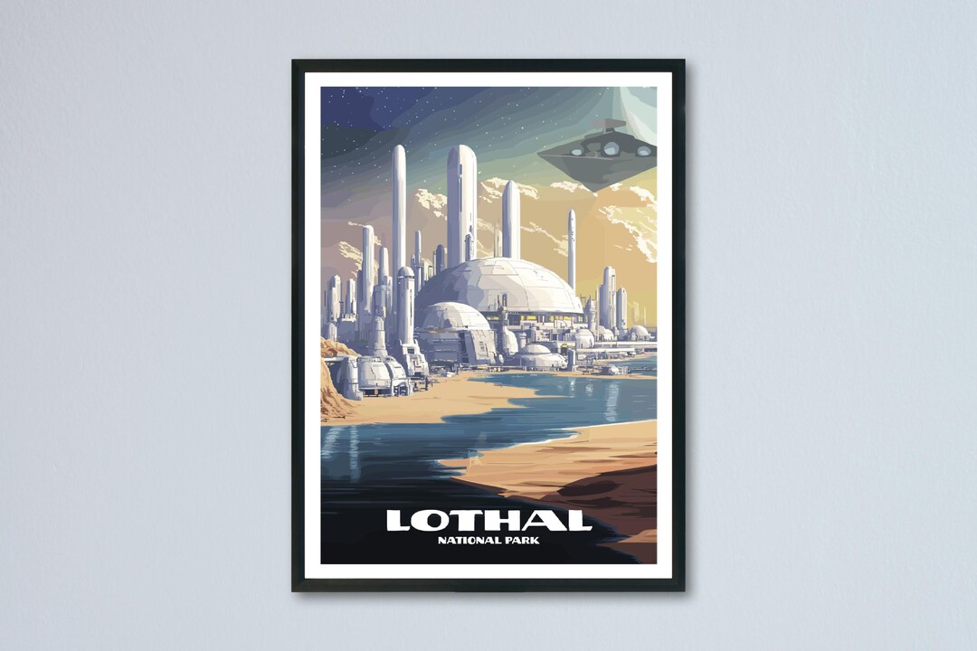 Lothal Minimalist National Park Poster Digital Download Home Decor Star ...