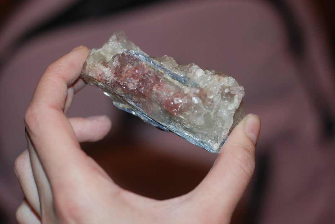 Kyanite in a Pink Crystal Matrix, Pink Kyanite, Blue Kyanite, Kyanite ...