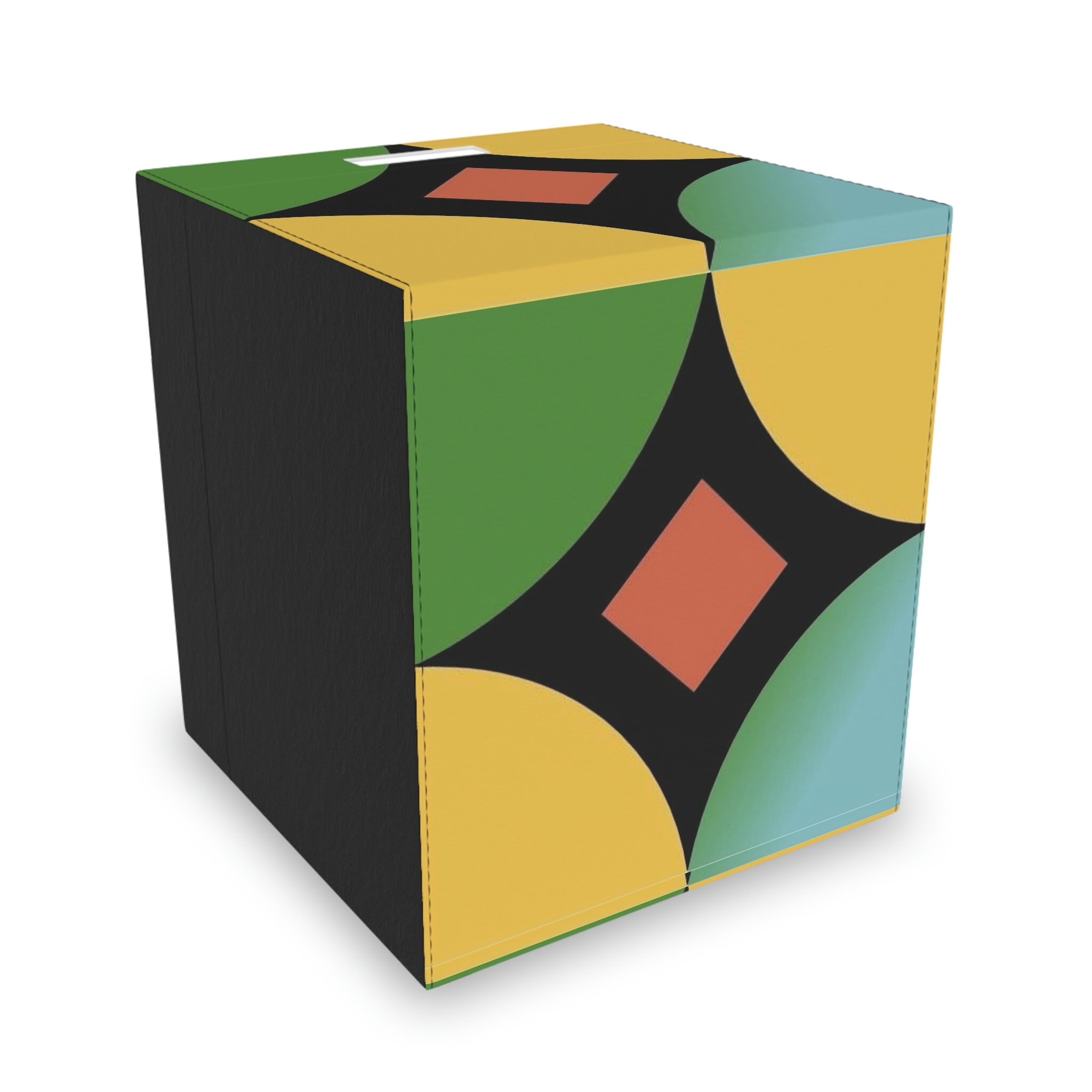 Felt Storage Box, Bold Geometric Storage Box, Gradient Block Storage ...