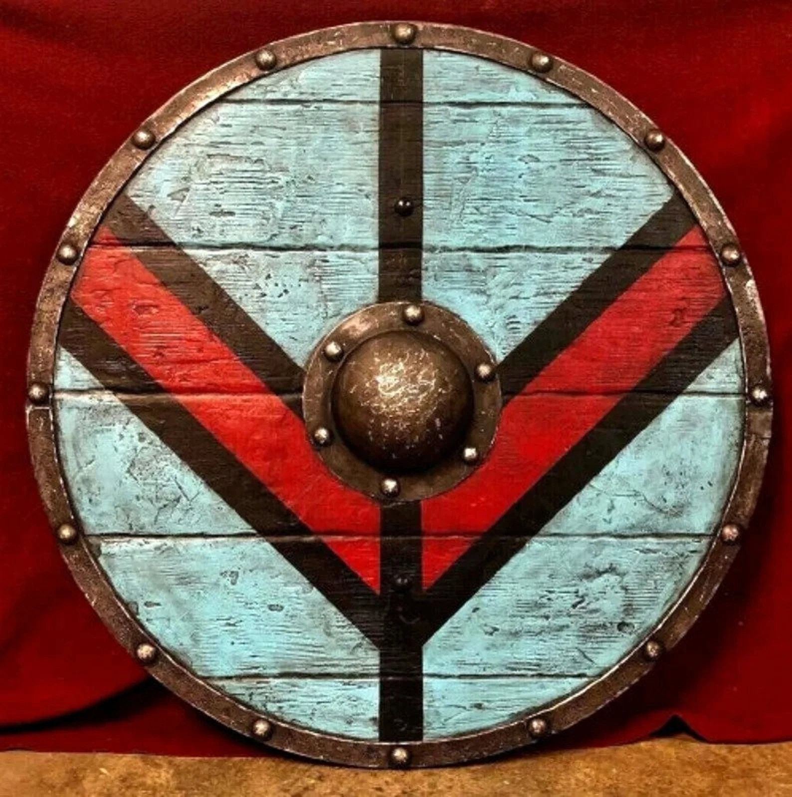Medieval Viking Lagertha Shield, Knights Battle Ready Round Shield ...