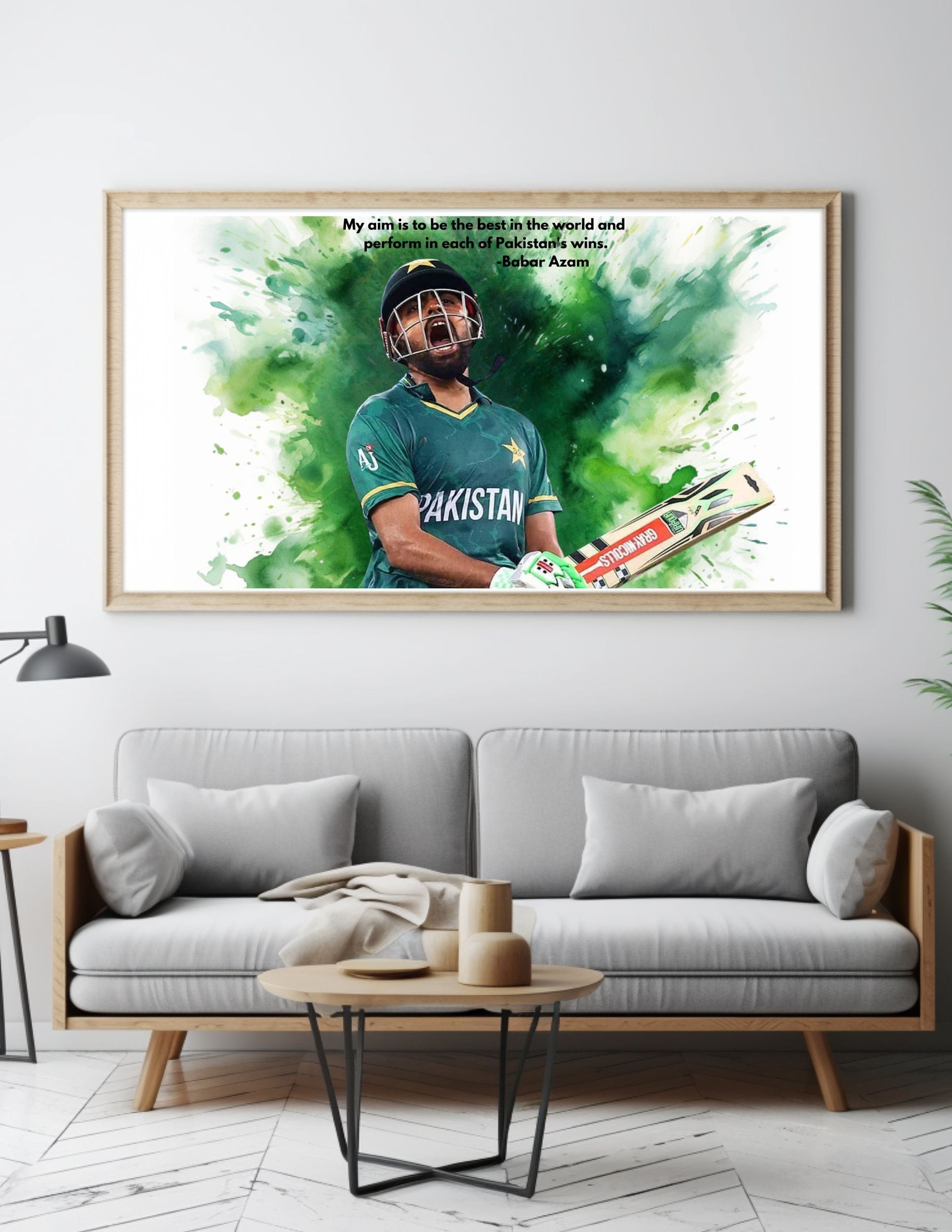 Babar Azam Cricket Message Printable Poster Motivational Quote Download ...