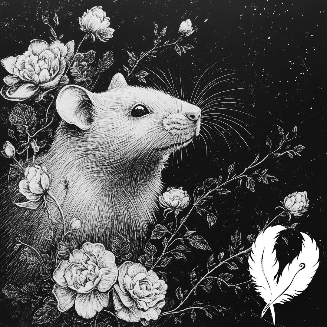Mouse Png File for Slate Laser Engraving, Glowforge File, Lightburn Png ...