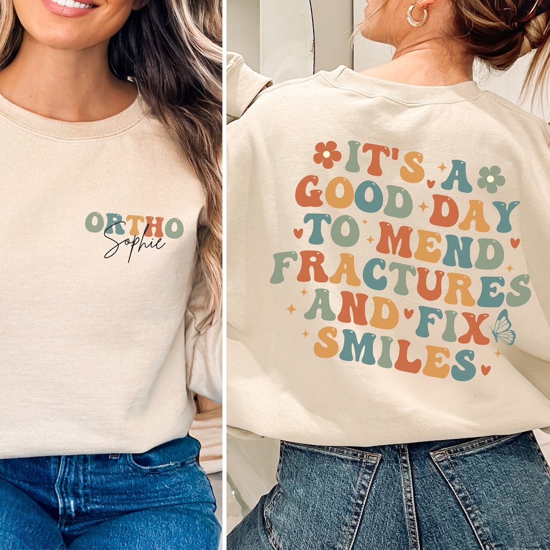 Personalized Ortho Nurse Shirt, Custom Ortho Sweatshirt, Ortho Nurse ...