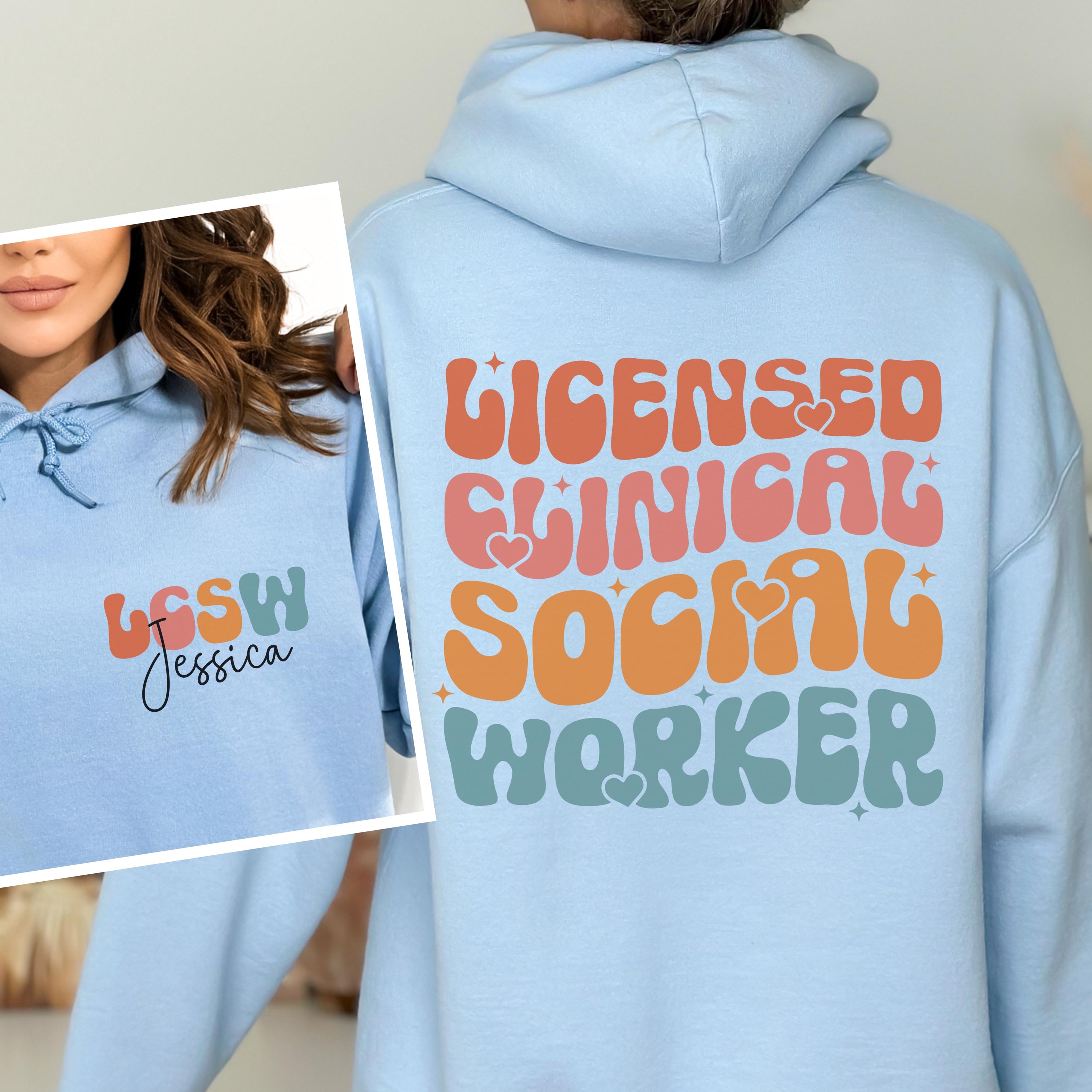 Personalized LCSW Shirt, Custom LCSW Sweatshirt, Licensed Clinical ...
