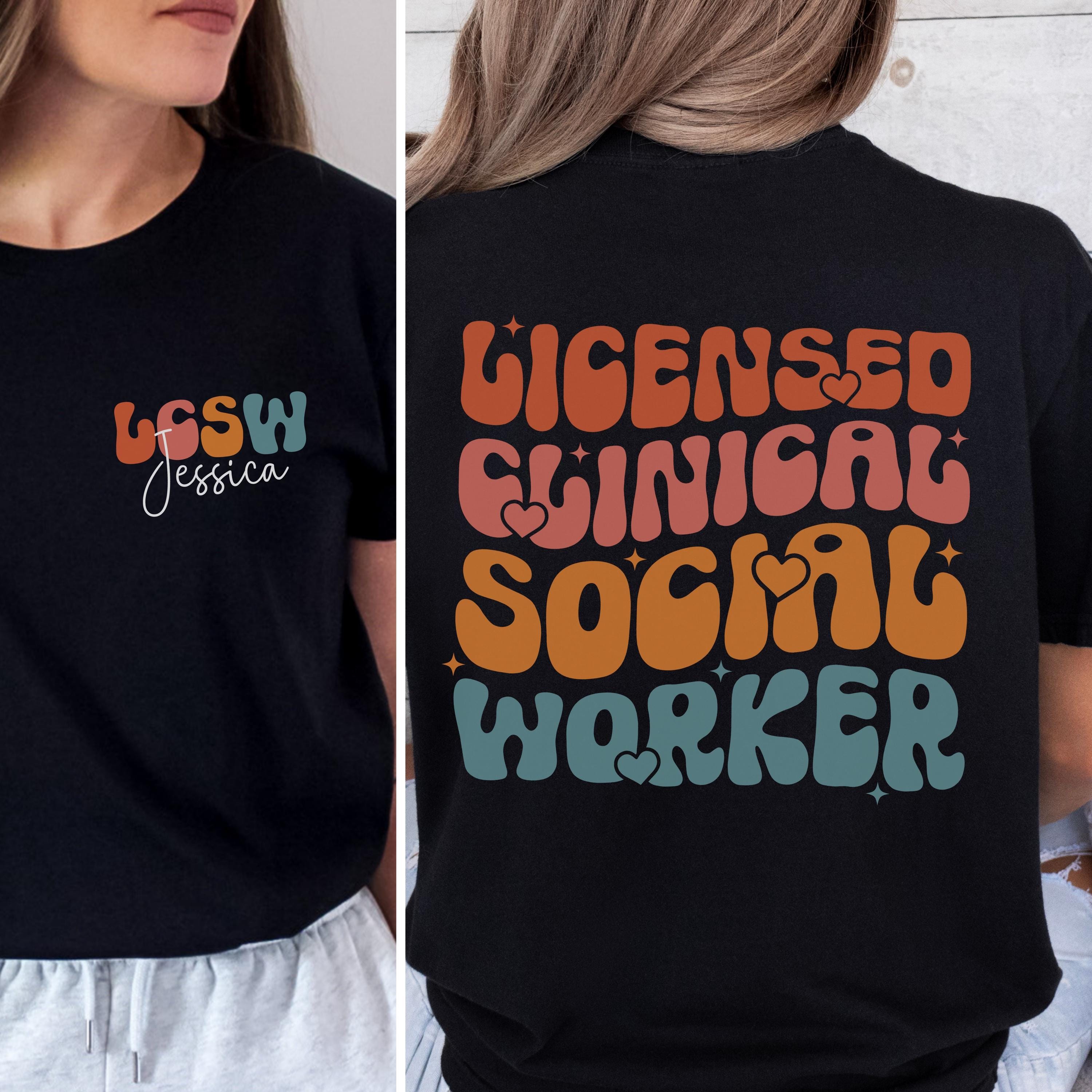 Personalized LCSW Shirt, Custom LCSW Sweatshirt, Licensed Clinical ...