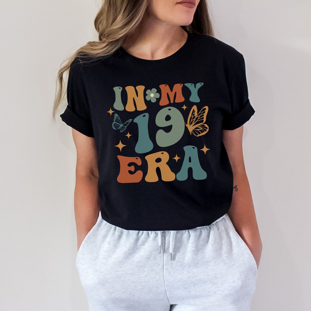 19th Birthday Shirt, in My 19 Era Sweatshirt, 19 Birthday T-shirt, 19th ...