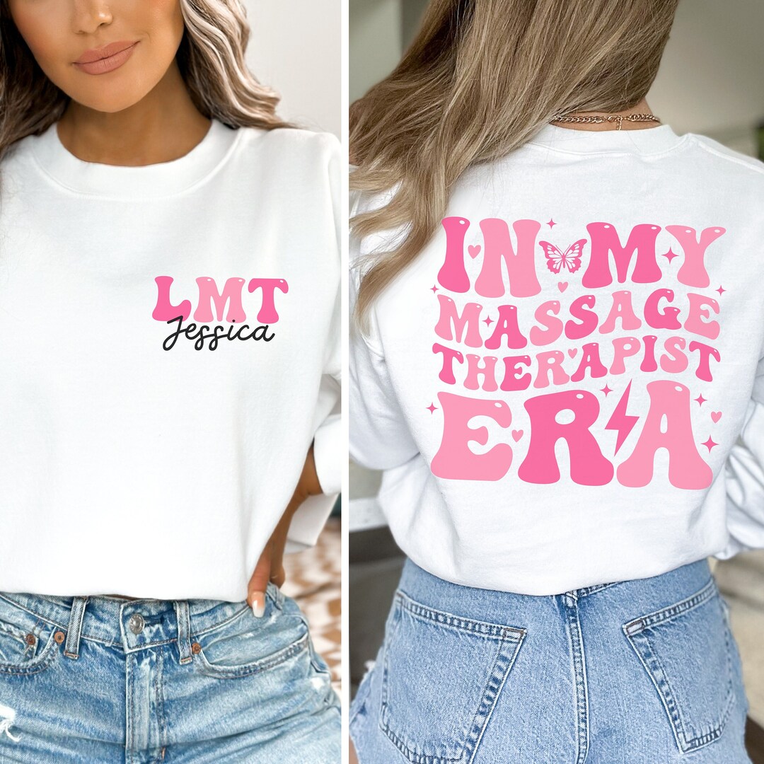 Personalized Massage Therapist Shirt, Custom LMT Sweatshirt, Licensed ...