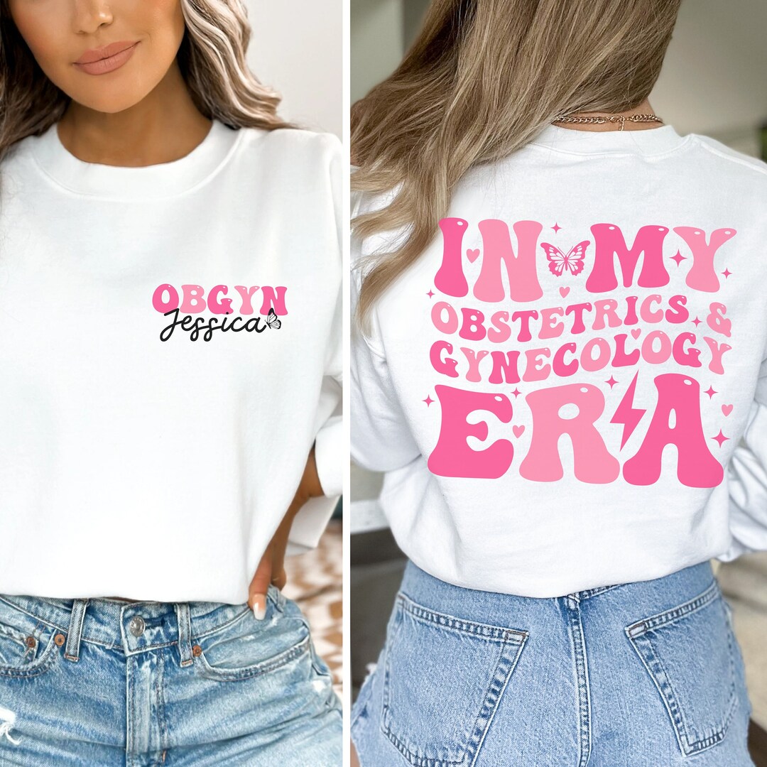 Personalized OBGYN Sweatshirt, Custom OBGYN Nurse Shirt, Nurse ...