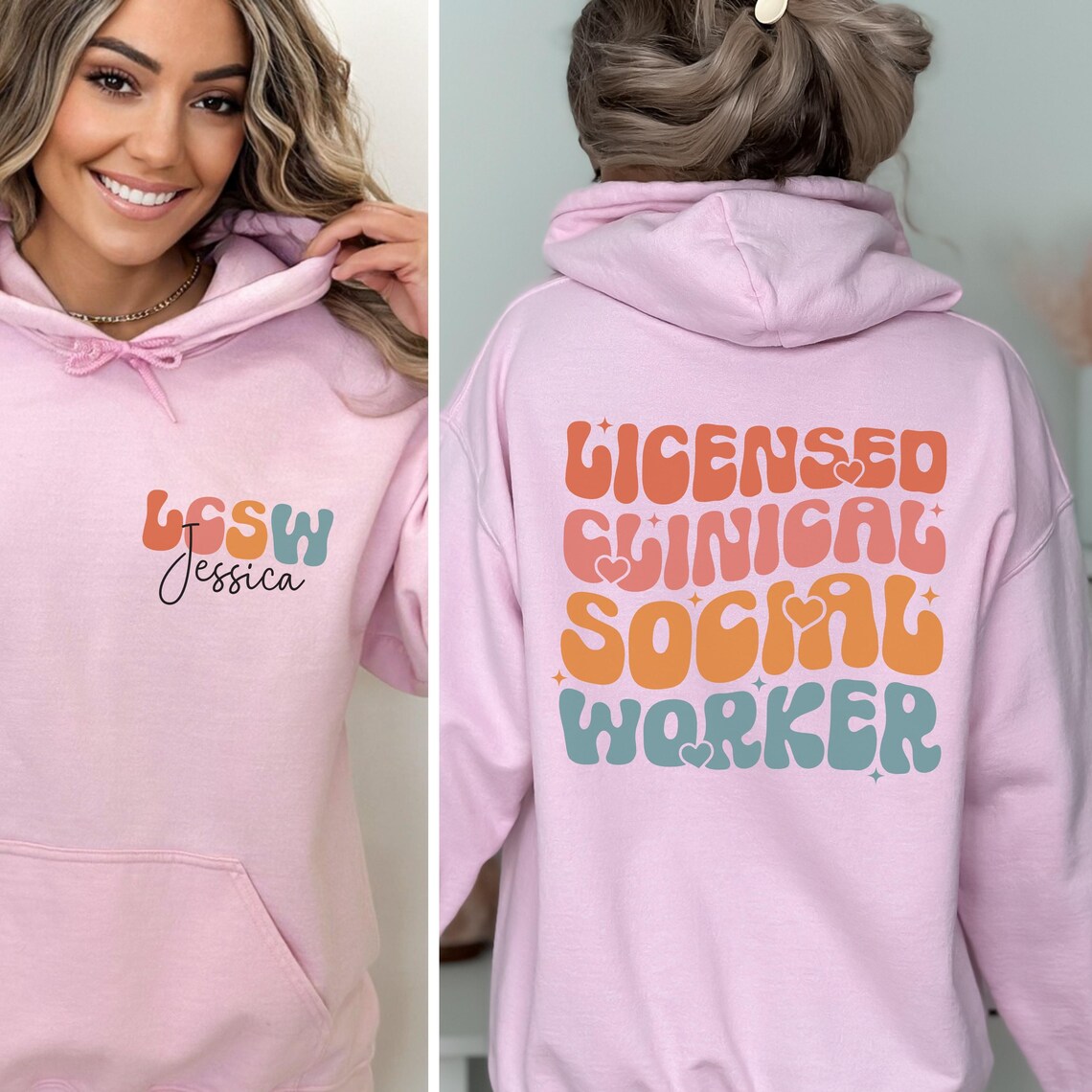 Personalized LCSW Shirt, Custom LCSW Sweatshirt, Licensed Clinical ...