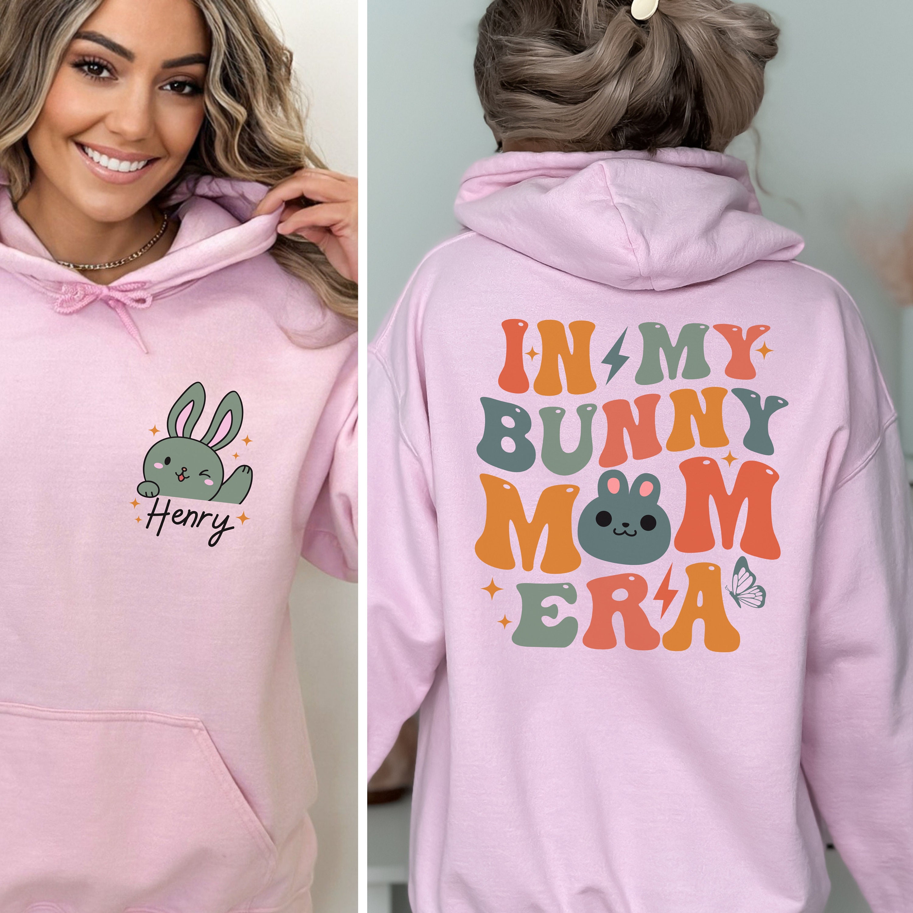 Personalized in My Bunny Mom Era Shirt, Bunny Mother Shirt, Gift for ...