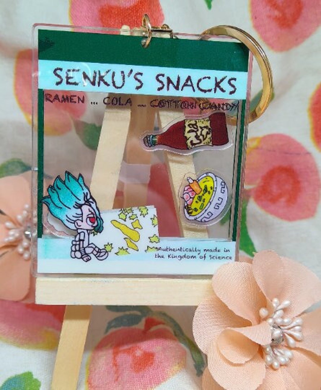 Dr. Stone Senku's Snacks Shaker Keychain - Etsy