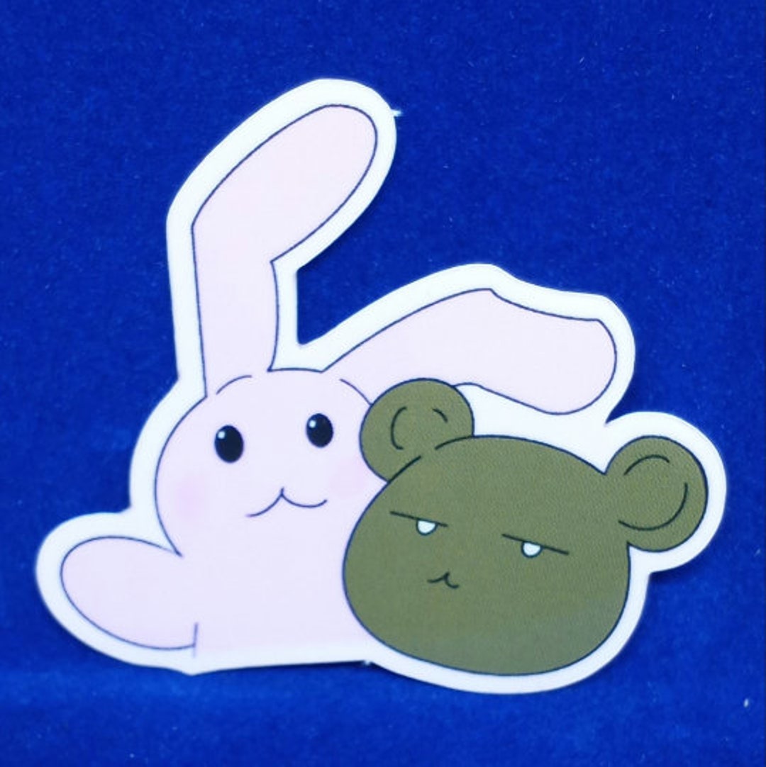 Ouran High School Host Club Usa-chan and Kuma-chan Vinyl Sticker - Etsy