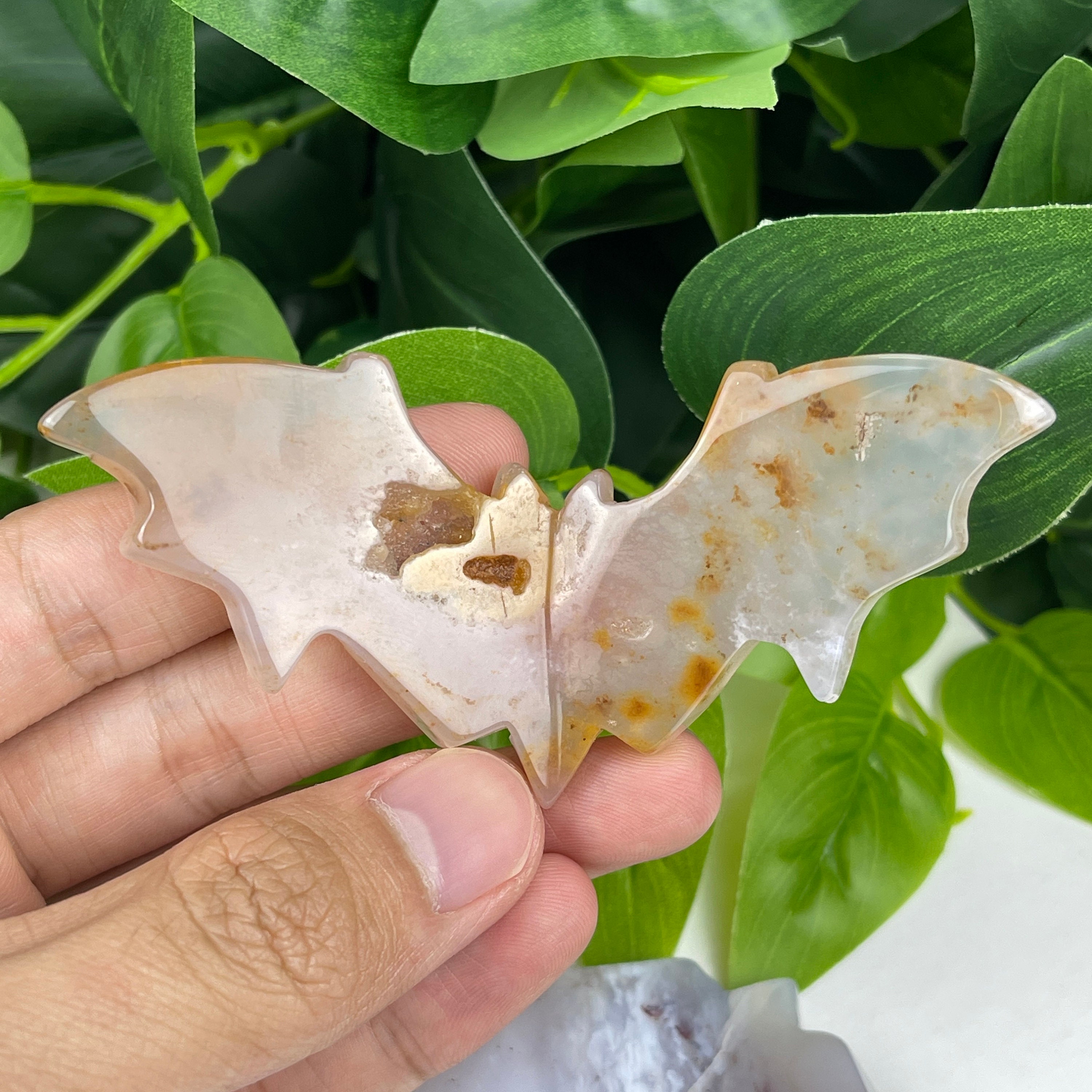 Crystal Bat Nice Bat Carving Crystals Reki Healing Bat - Etsy