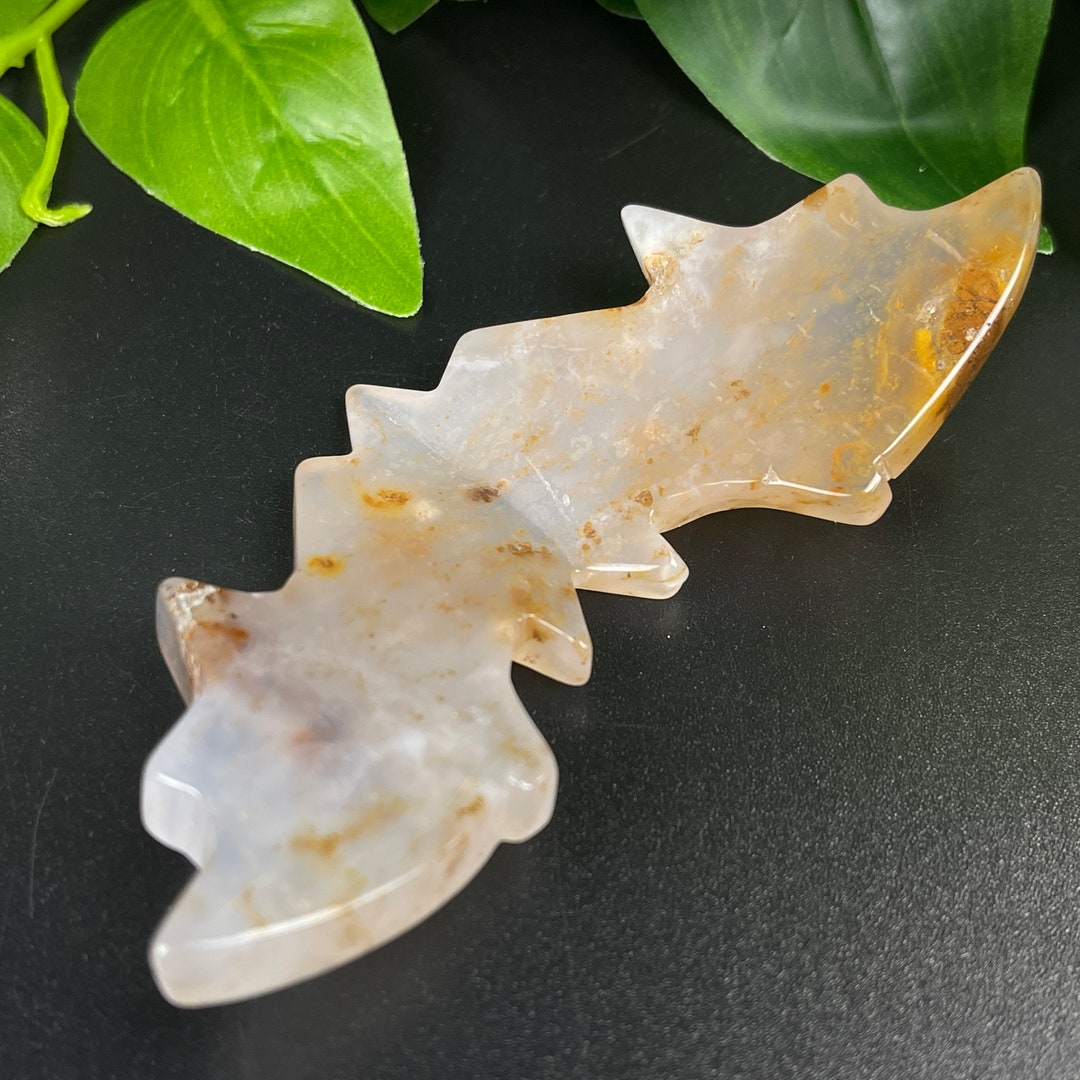 Crystal Bat, Nice Bat Carving Crystals, Reki Healing Bat Crystal for ...