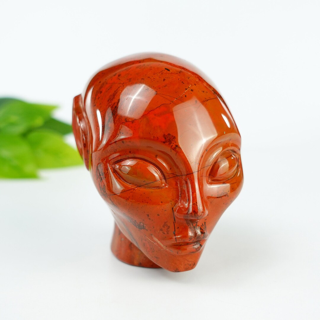 3 Fairy Elf Statue Red Jasper Stone, Hand Carvings Statue, Natural ...