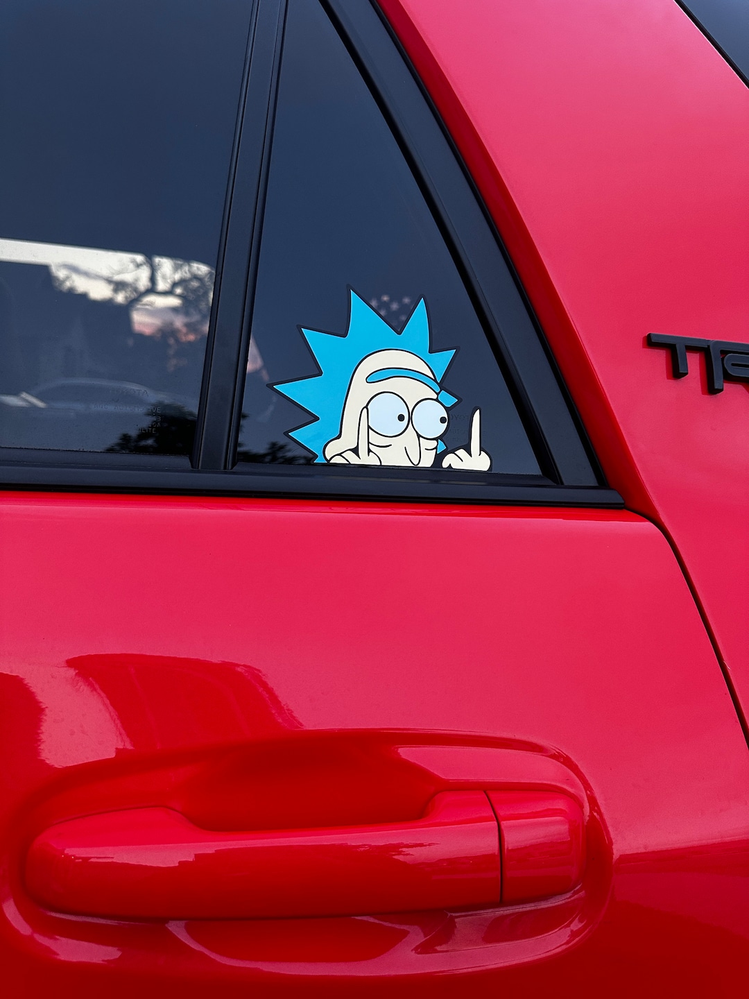 Rick and Morty Layered Vinyl Car Window Decal - Etsy