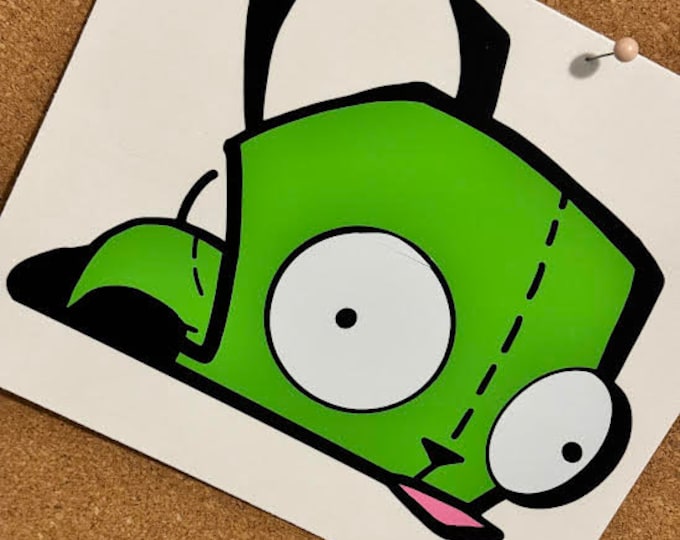 Invader Zim Gir Layered Vinyl Sticker - Etsy