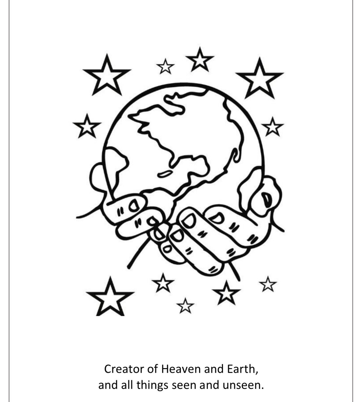 Nicene Creed Coloring Page Packet - Etsy