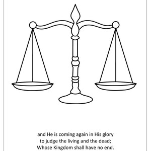 Nicene Creed Coloring Page Packet - Etsy