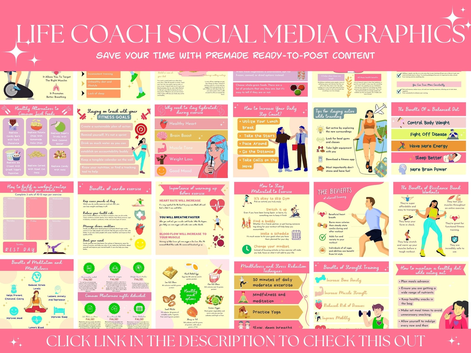 Infographics Template | Infographics Health and Fitness | Infographics ...