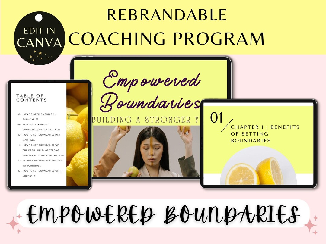 Done for You Empowered Boundaries Rebrandable Resellable Coaching ...